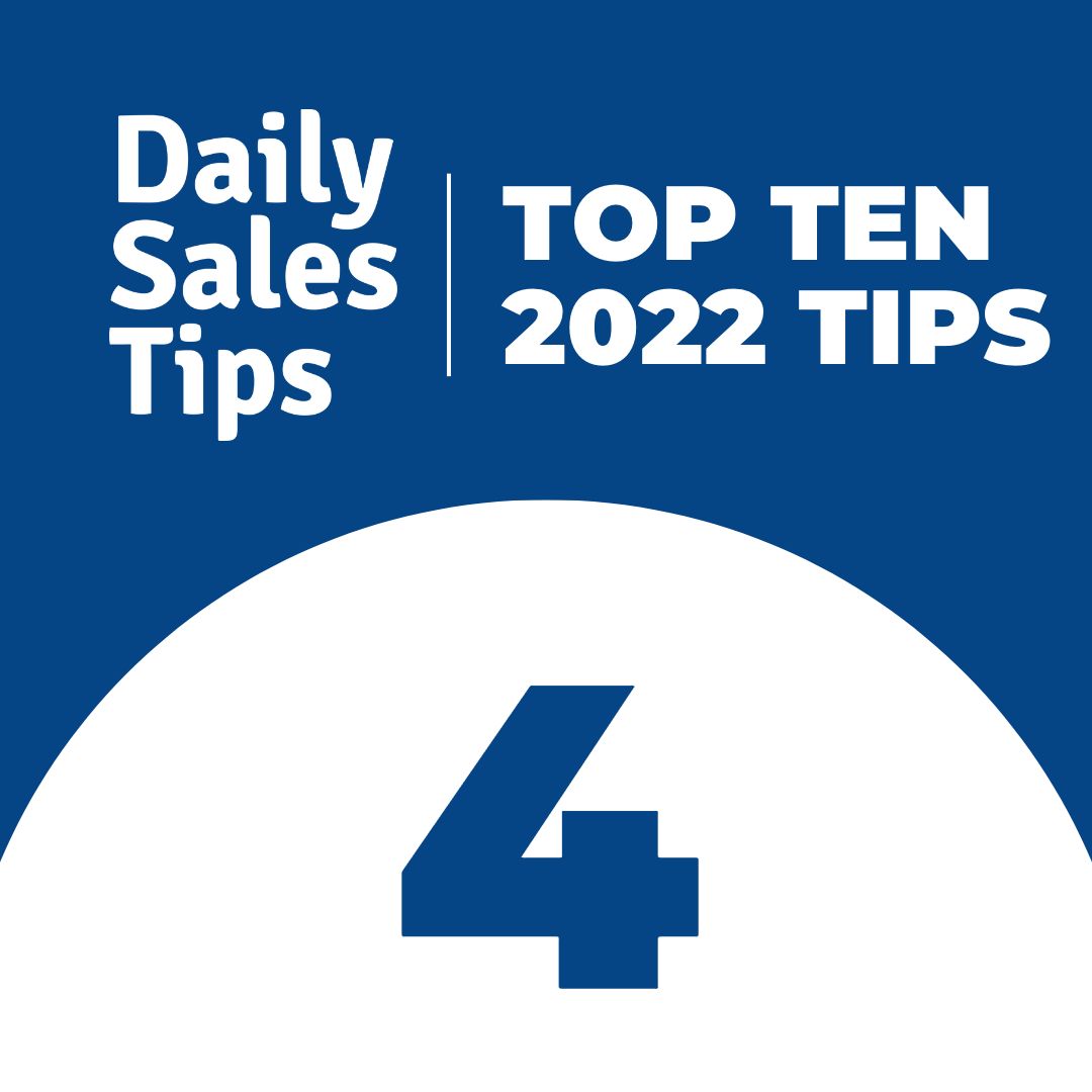 Sales Tip 1417: Top 2022 Tip #4 - Use this Trick to Get Any Prospect to ...